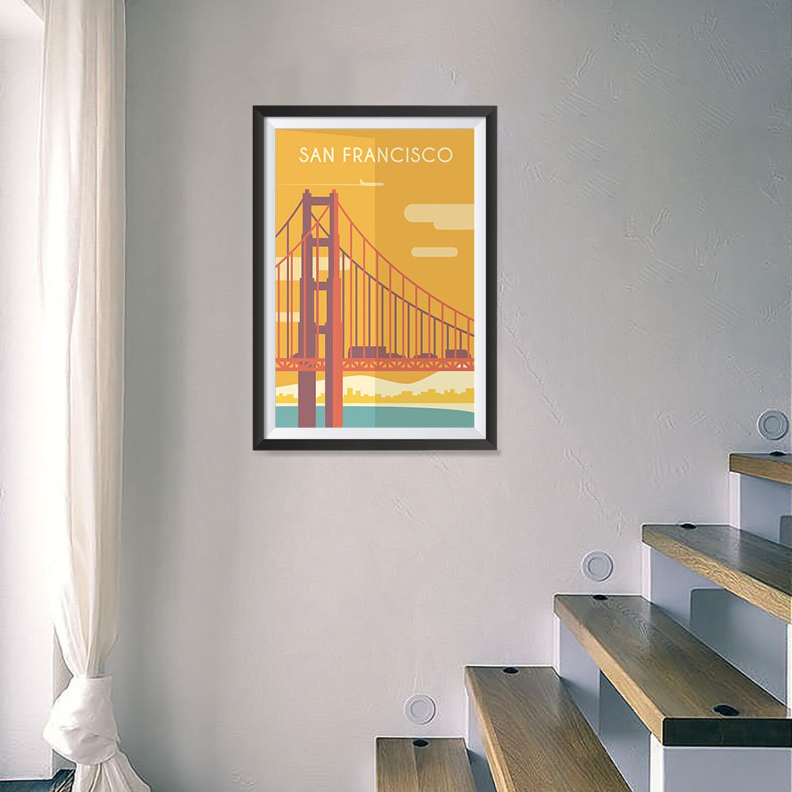 Retro World Famous City Posters Vintage Retro Travel Poster | Etsy