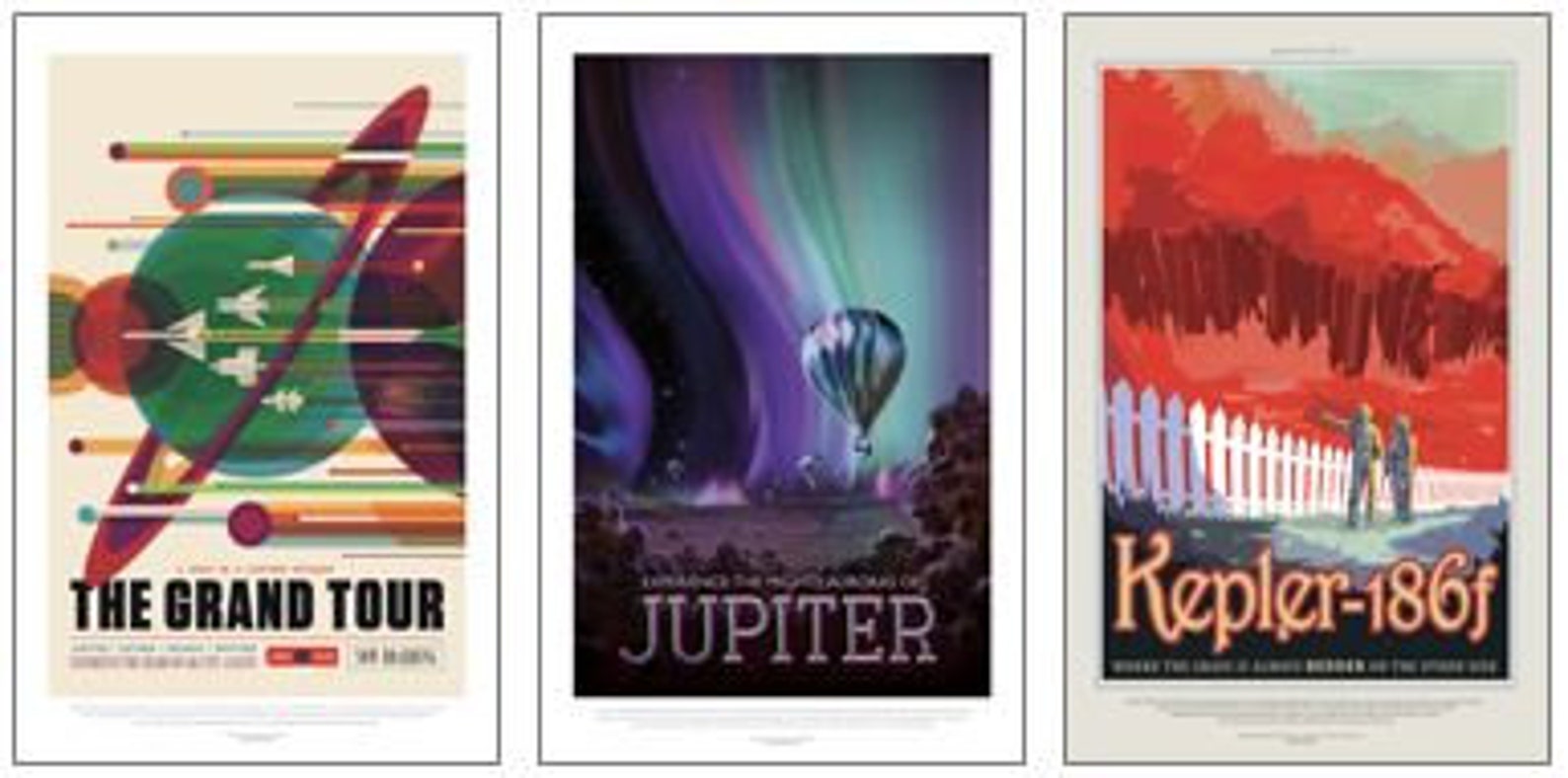 NASA JPL Space Travel Posters Set of 15 whole Set Amazing - Etsy