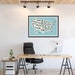 USA Maps With States Details Posters - Poster Printing - Wall Art Print ...