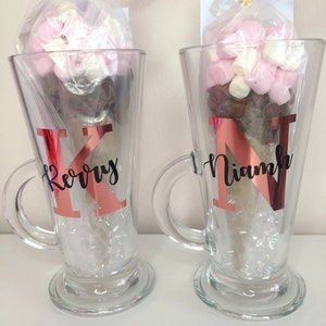 Personalised Hot Chocolate Glass With Free Hot Chocolate Cone ...