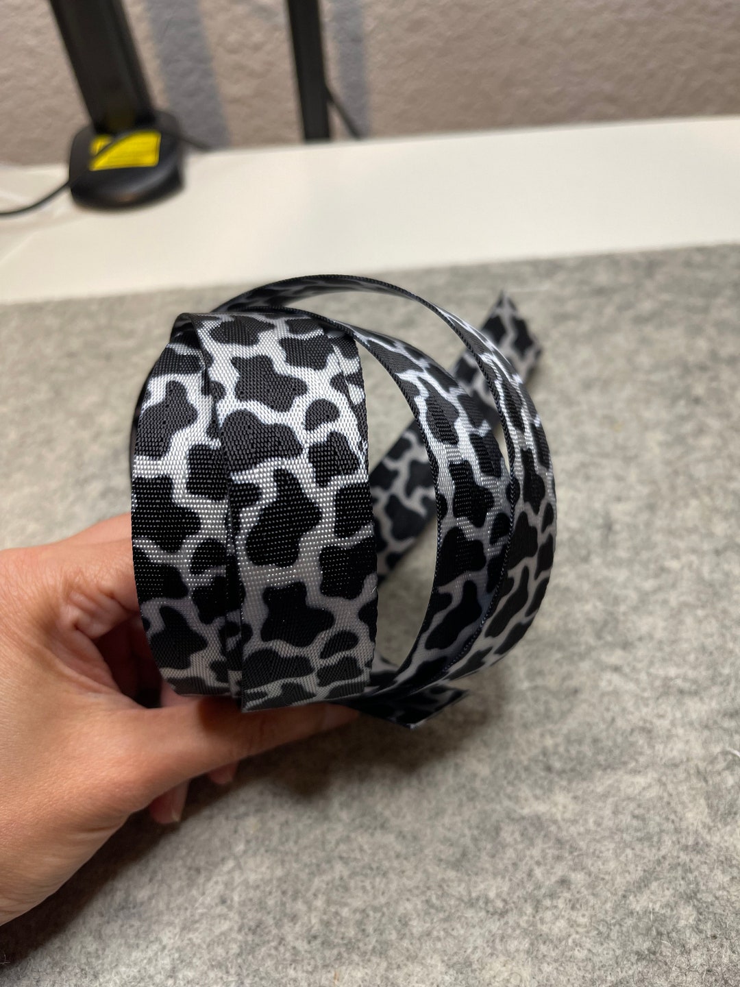 Cow Print Webbing & Zipper Tape #5 - Etsy