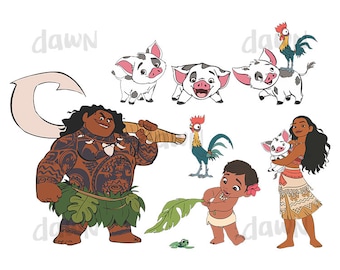 Maui vector | Etsy