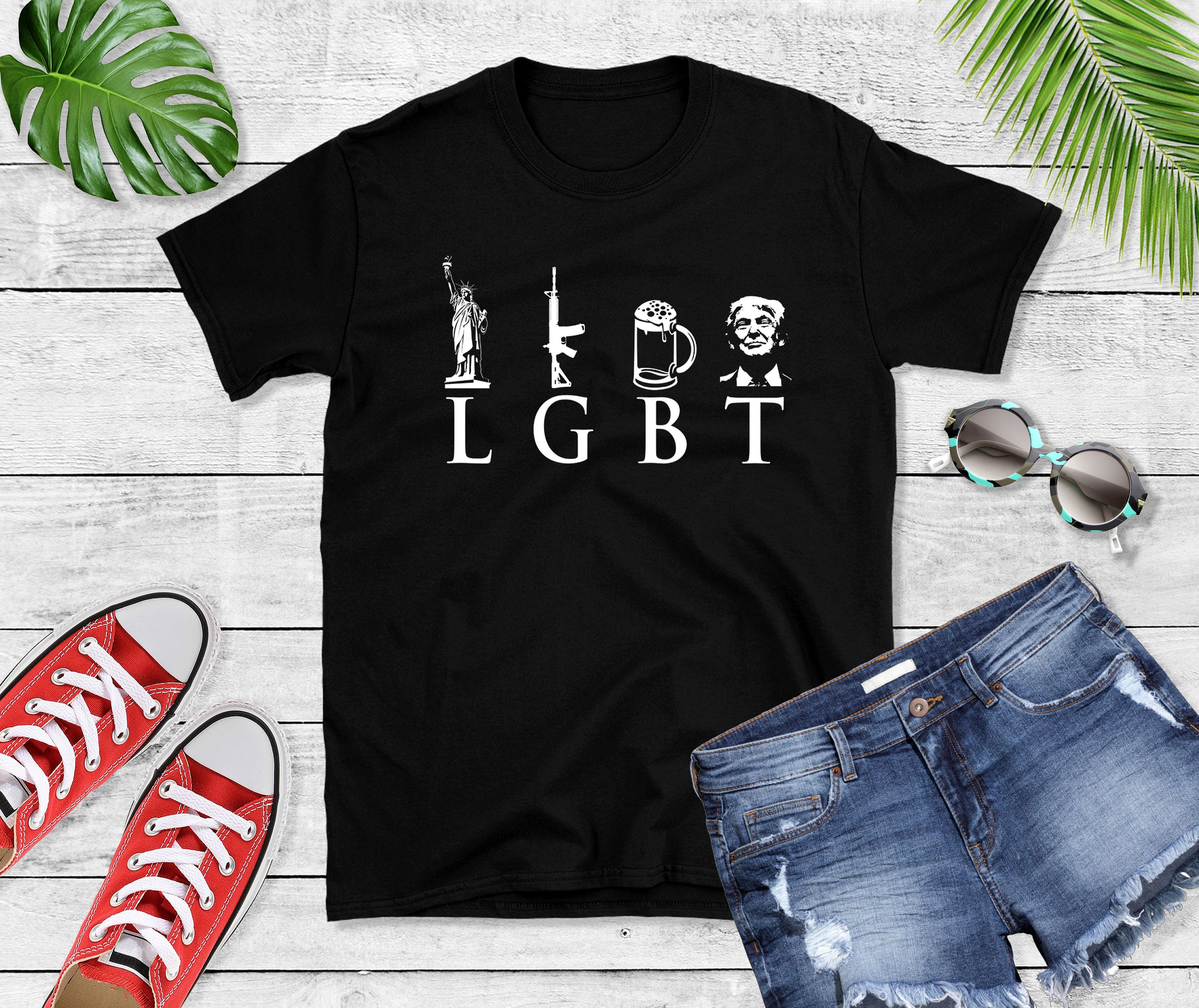 Liberty Guns Beer Trump Shirt LGBT Parody 2nd Amendment Donald - Etsy