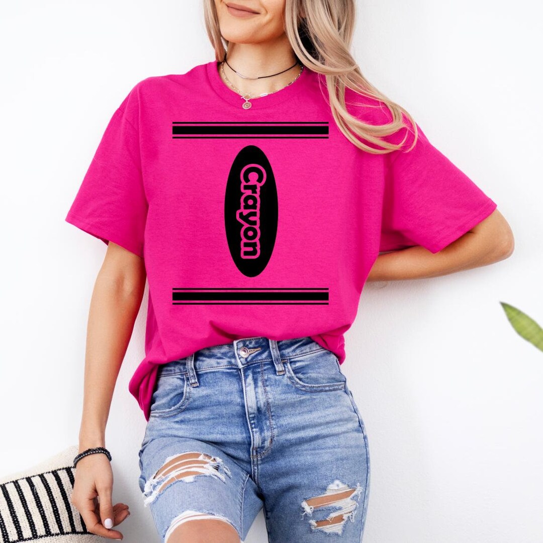 Crayon Family Shirt, Mom Daughter Crayon Shirt, Toddler Costume, Group ...