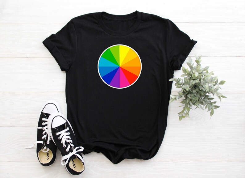 Color Wheel Palette Artist Painter Designer Art T-shirt - Etsy