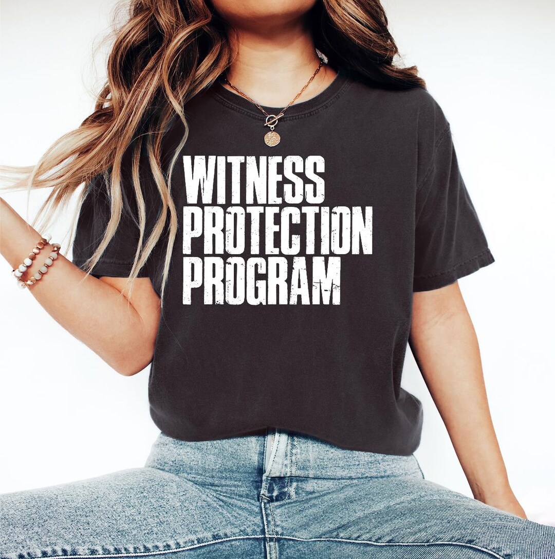 Witness Protection Program Shirt, Government T-shirt, Halloween Tee ...