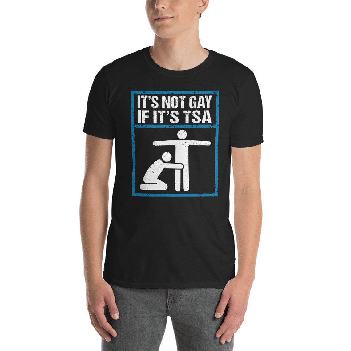 Its Not Gay If Its Tsa Shirt Funny Lgbt Shirt Etsy