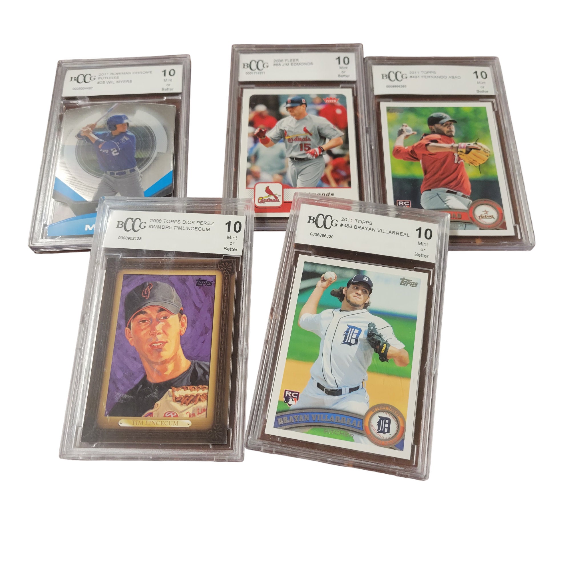 Baseball Card Mystery Pack With One Beckett BCCG 10 Graded Card ...