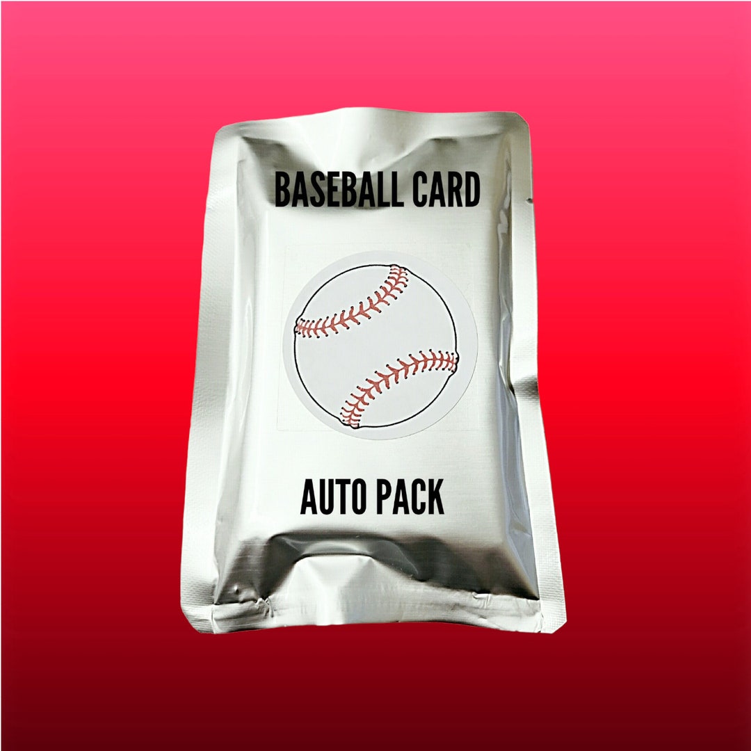Auto Mystery Pack 50 Vintage Baseball Cards With One Autographed Card ...