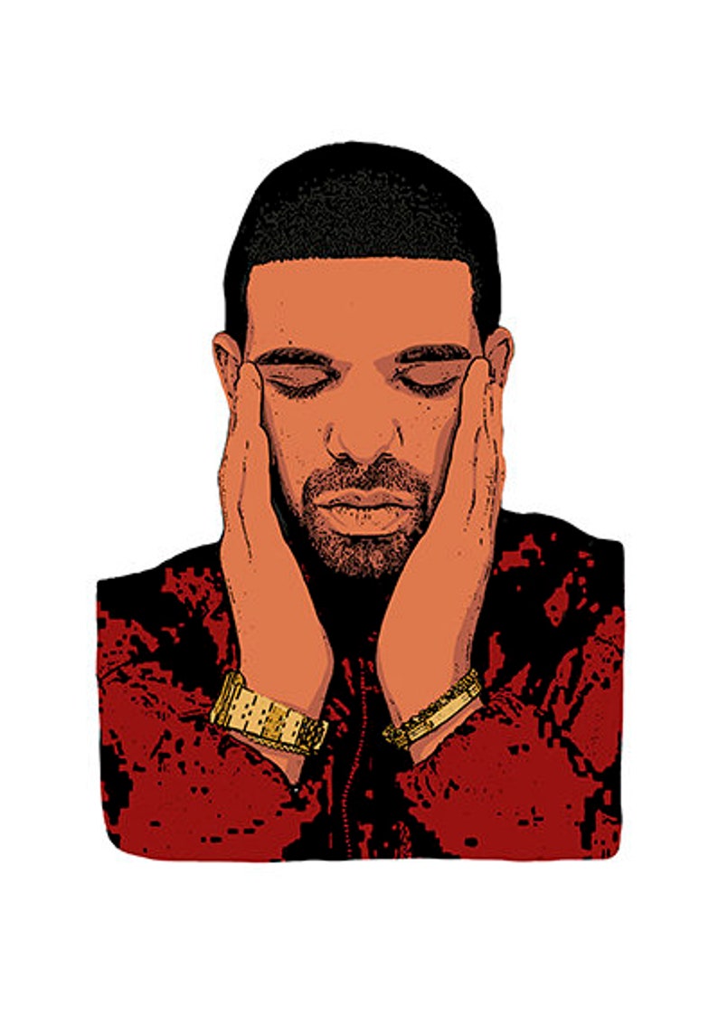 Drake digital Birthday banner Drake Birthday party | Etsy