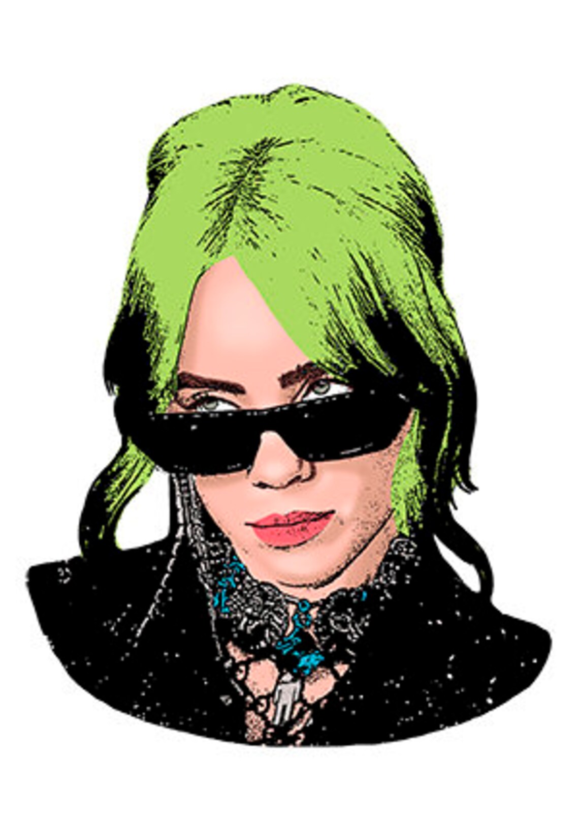 Billie Eilish digital Birthday banner Billie Eilish wall | Etsy