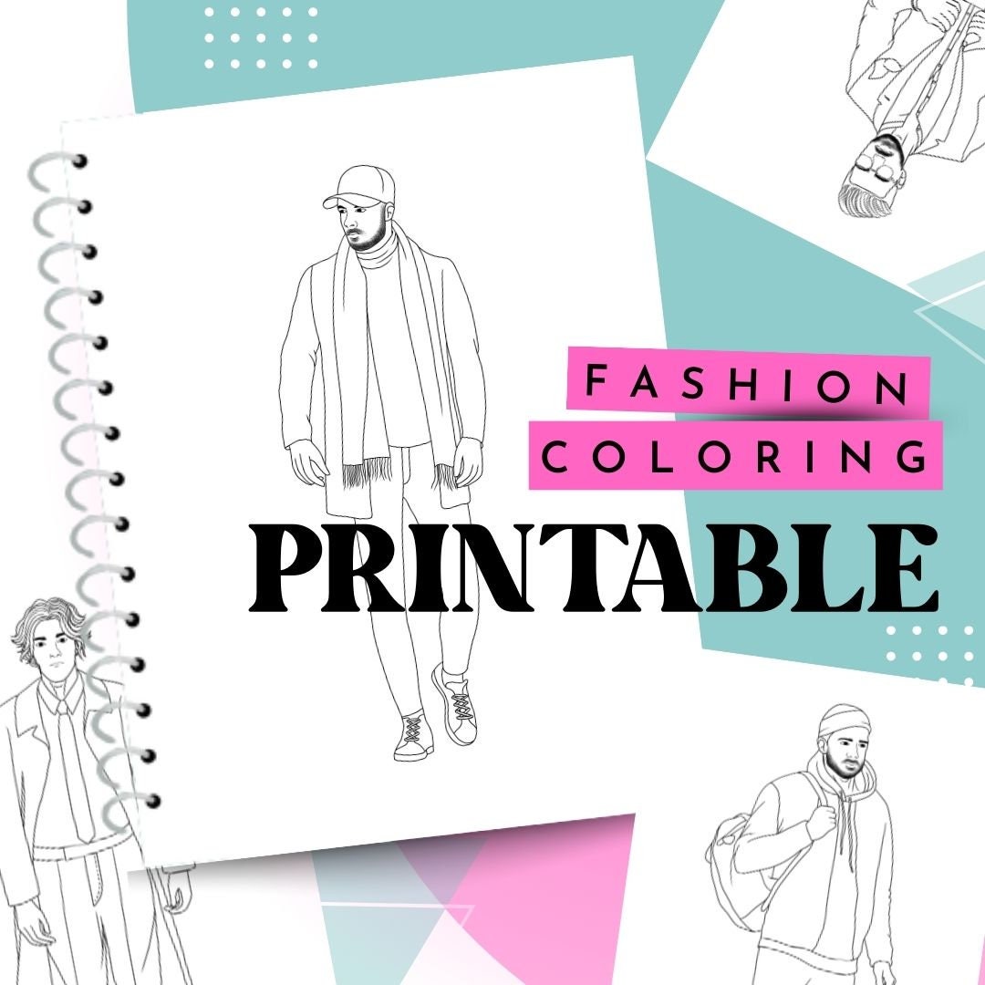 50 MALE COLORING PAGE #white Male Coloring Pages, Procreate Coloring ...