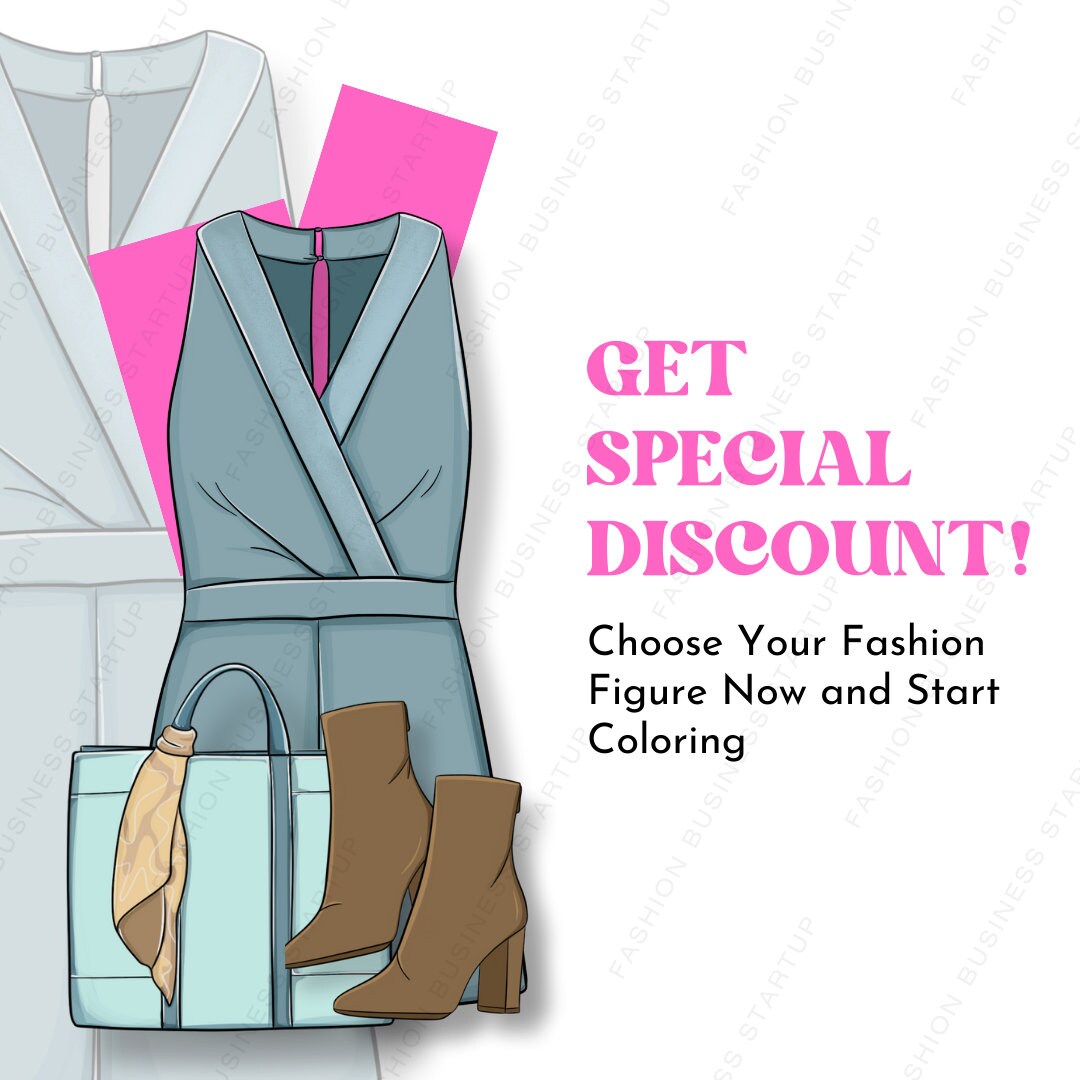 Stylish Set Bundle Coloring Pages: 50 Pages Bundle Coloring Pages I ...