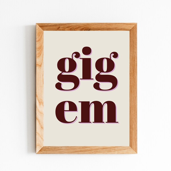 Gig Em Aggies Svg - Etsy