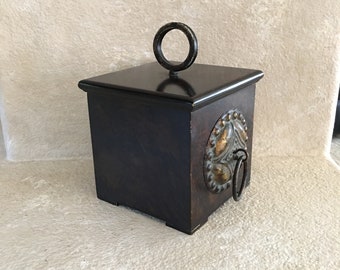 Square metal box | Etsy