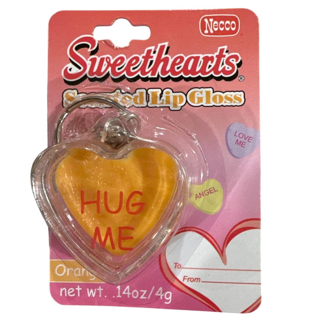 2006 Vintage LOTTA LUV Keychain Lip Balm SWEETHEARTS Valentine Heart ...