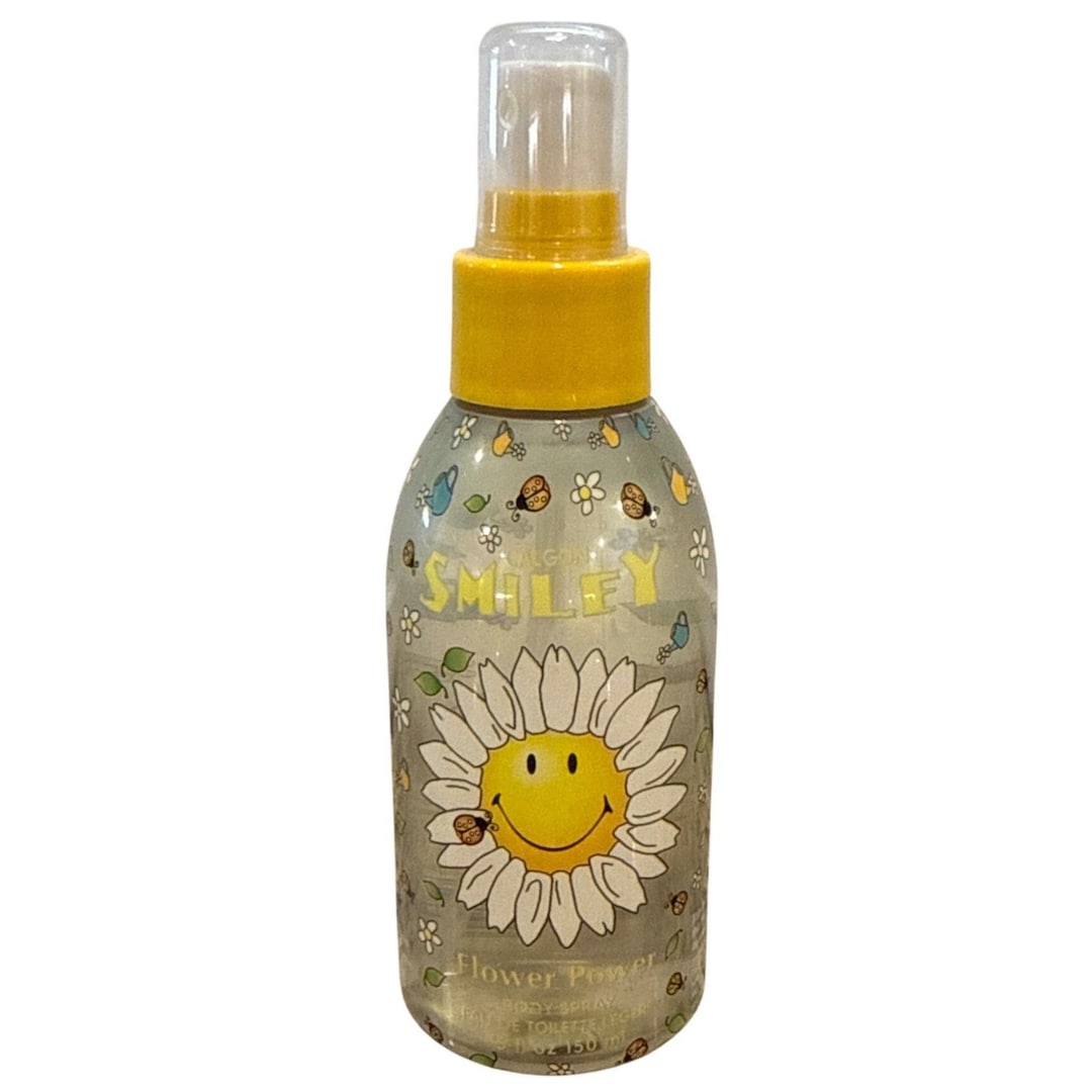 Vintage Coty/calgon SMILEY Flower Power Body Spray/mist 3.5 Oz Smiley ...