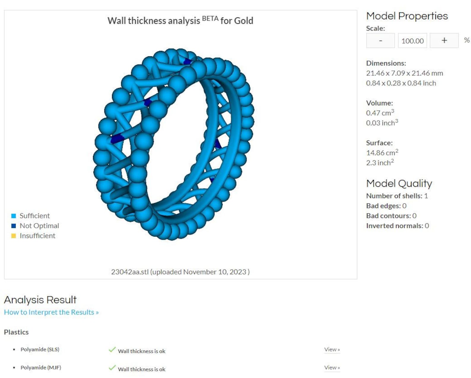 3D Printable Ring CAD File: Geometric Jewelry Design (STL) - Etsy