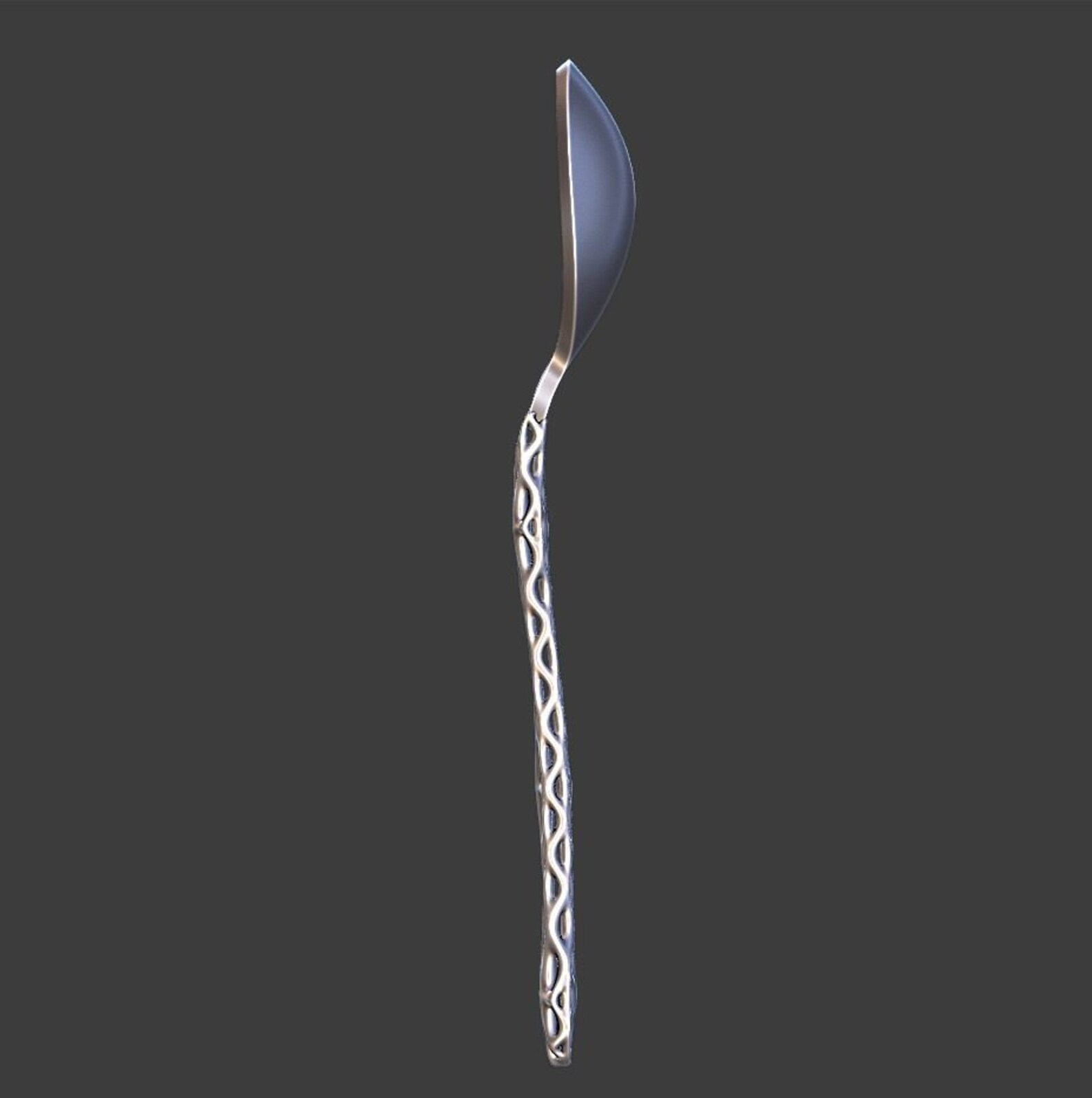 STL 3D Model/ Spoon CAD File for 3D Printing//lace Spoon Design /3D ...