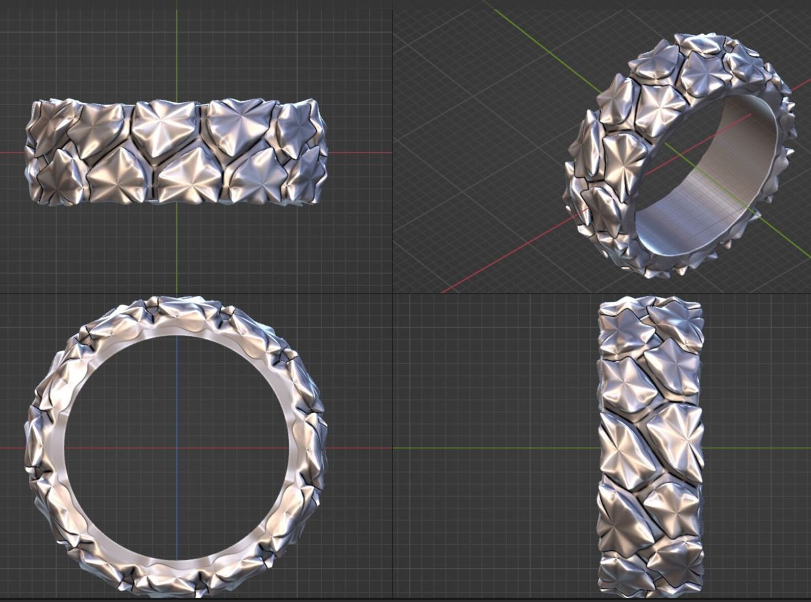 Star Ring 3D Model: Jewelry CAD File (digital Download) - Etsy