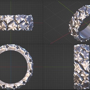 Star Ring 3D Model: Jewelry CAD File (digital Download) - Etsy