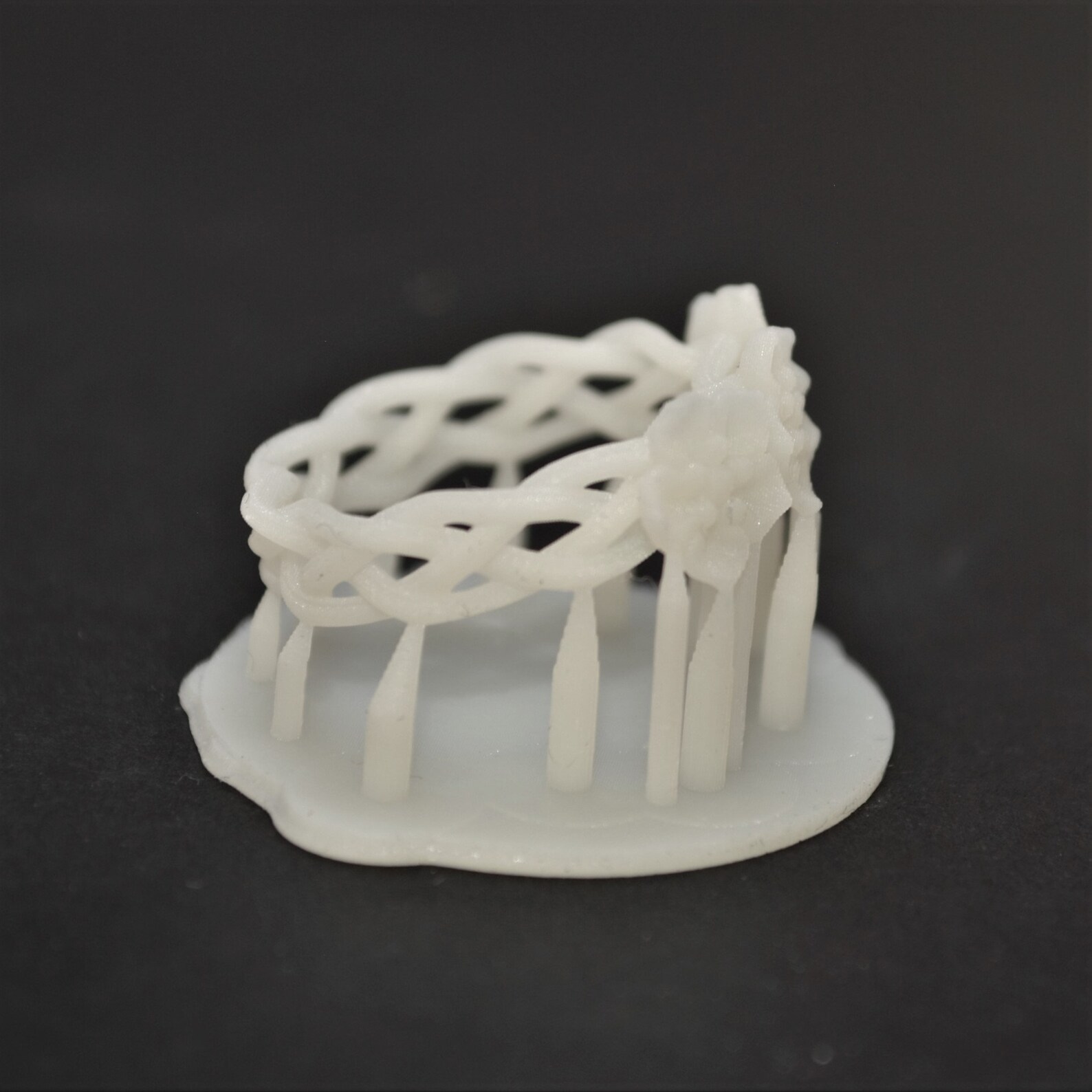 STL 3D Model/ Jewelry CAD File for 3D Printing//ring With Cute Flowers ...