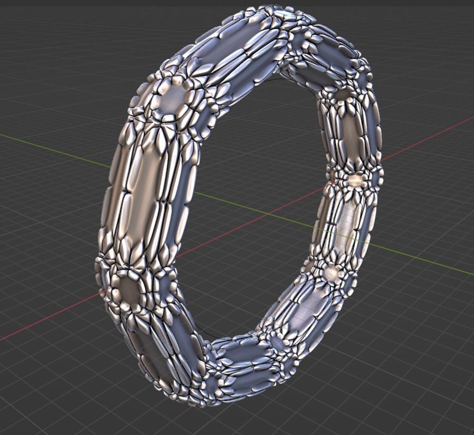 Octagon Ring 3D Model: Jewelry CAD STL File (digital Download) - Etsy