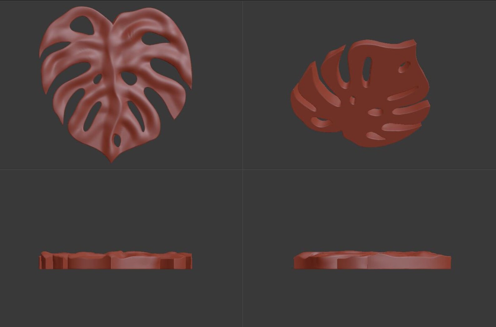 STL 3D Model Jewelry CAD File for 3D Printing/cnc/monstera - Etsy