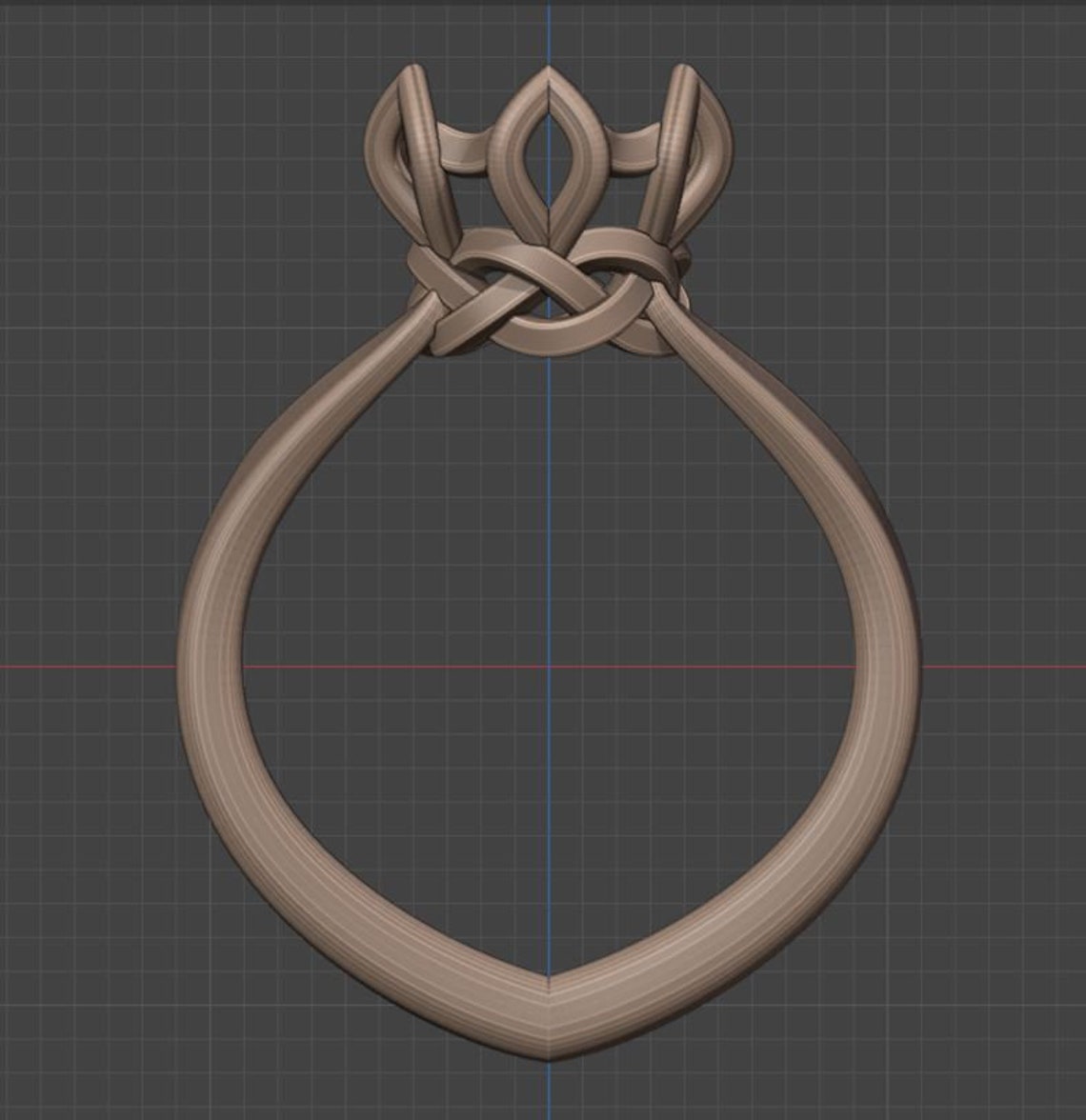 STL 3D Model Jewelry CAD File for 3D Printing/cnc/ Classic Ring / 3D ...