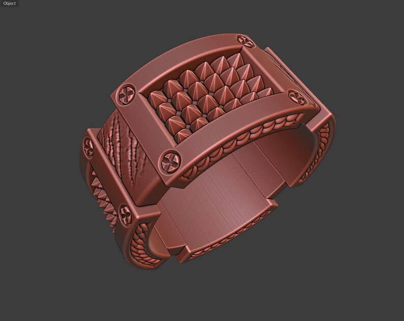STL 3D Model/ Jewelry CAD File for 3D Printing/cnc/thorns Ring//3d ...