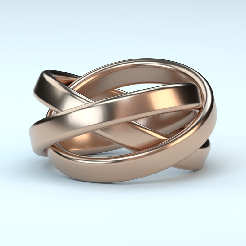 Twisted Ring 3D Model: Jewelry CAD File for 3D Printing (STL) - Etsy