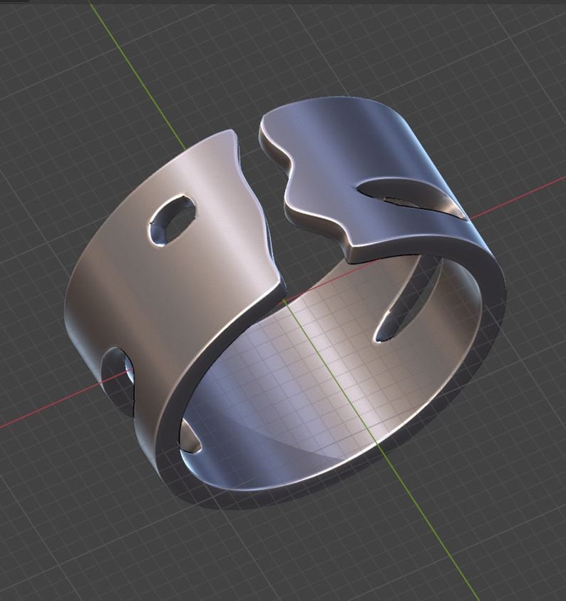 3D Printable Ring STL Model: Jewelry CAD File (digital Download) - Etsy