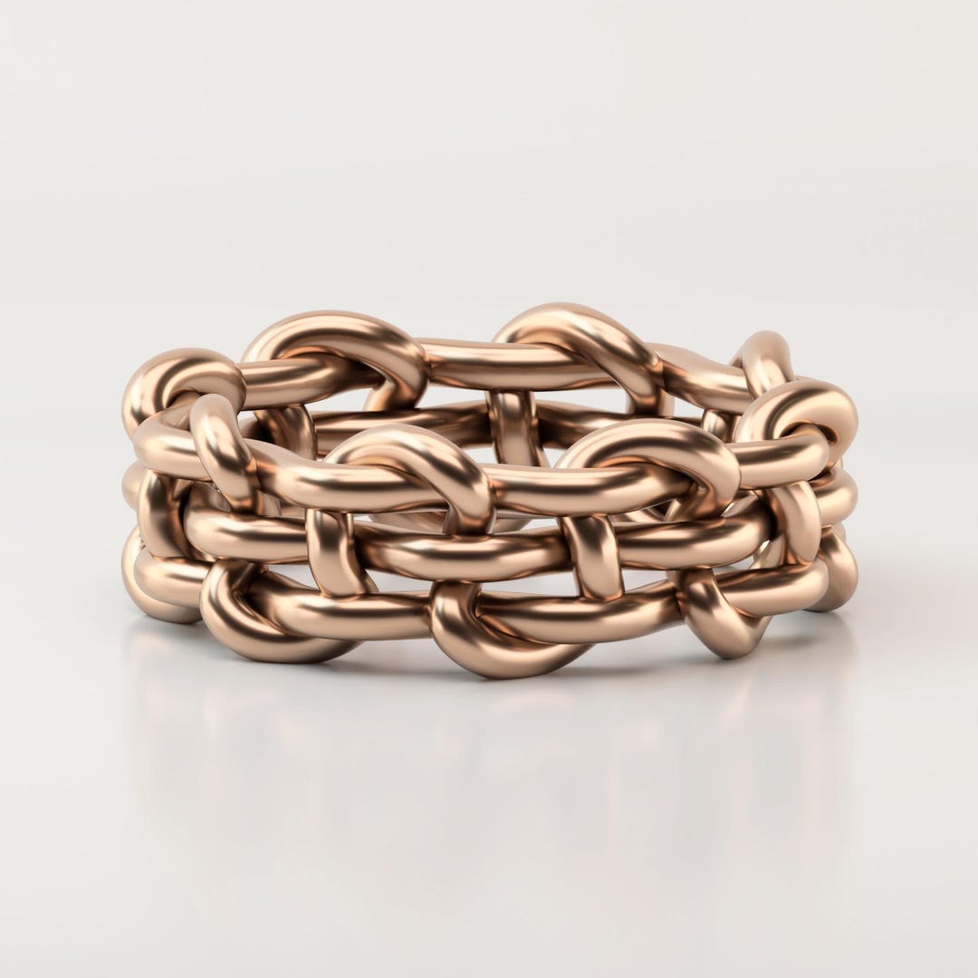 Woven Knot Ring 3D Model: Printable Jewelry Design (STL File) - Etsy