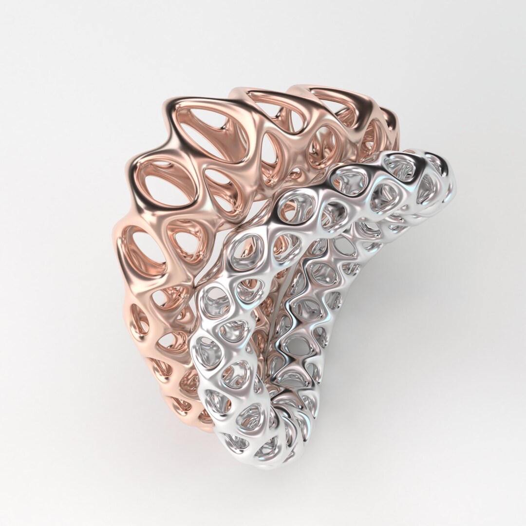 STL 3D Model/ Jewelry CAD File for 3D Printing//contemporary Jewelry/3d ...