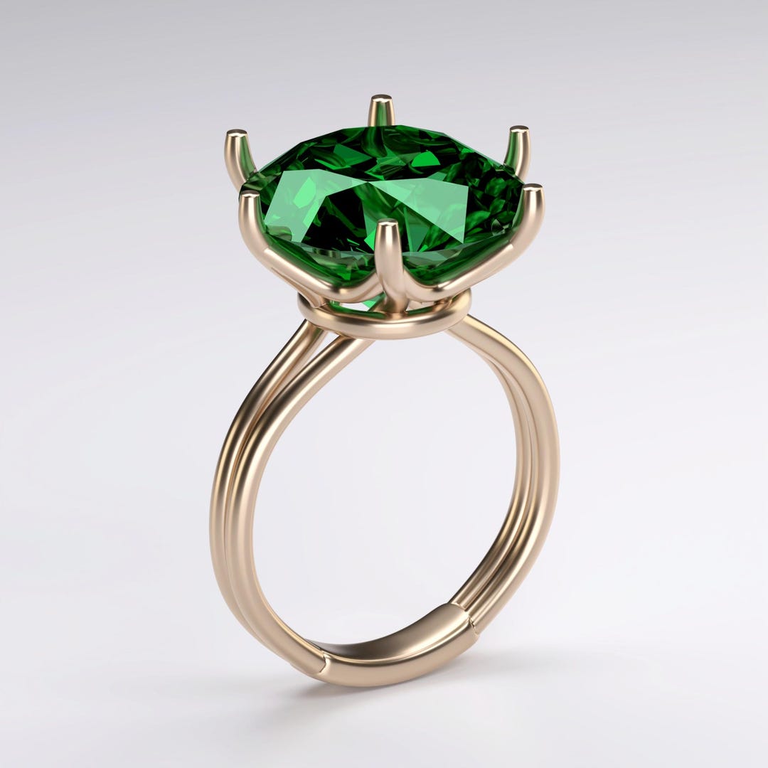 STL 3D Model Jewelry CAD File for 3D Printing/ Cocktail Ring /3D ...