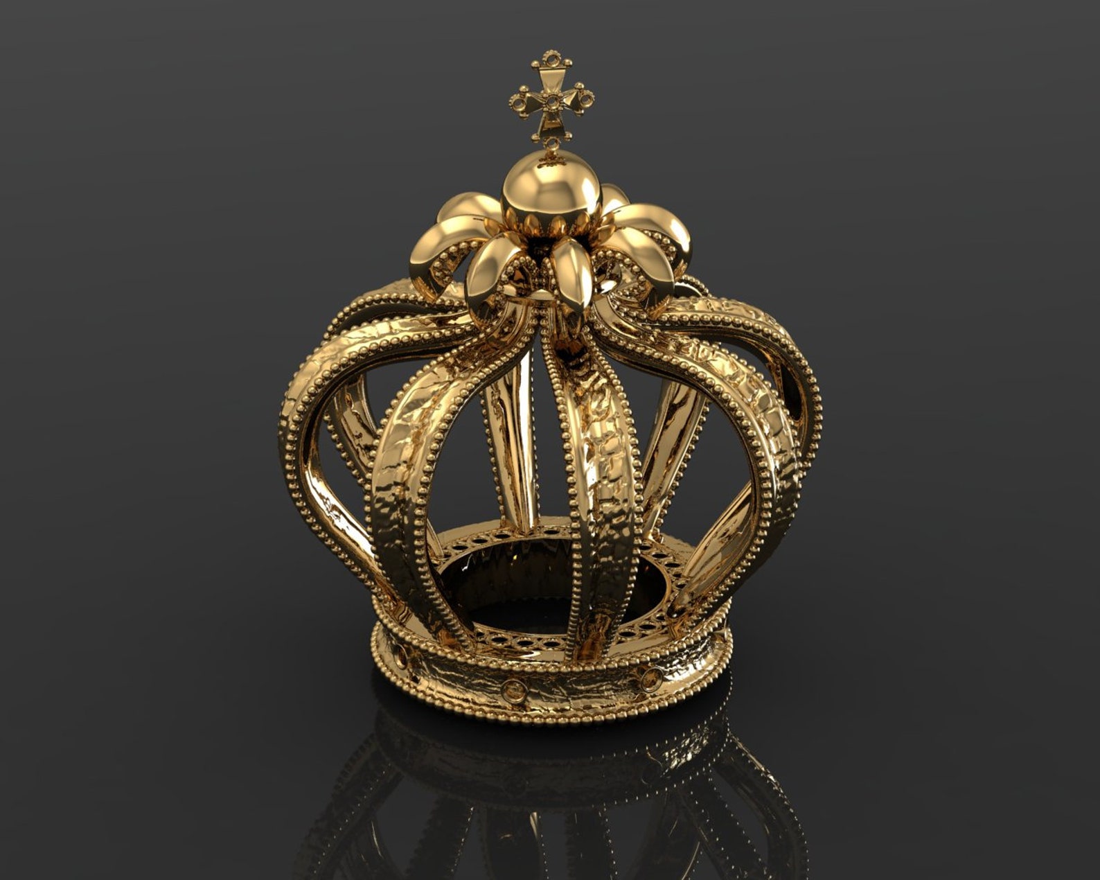 STL 3D Model of Royal Crown / CAD File for 3D Printing/cnc/ - Etsy