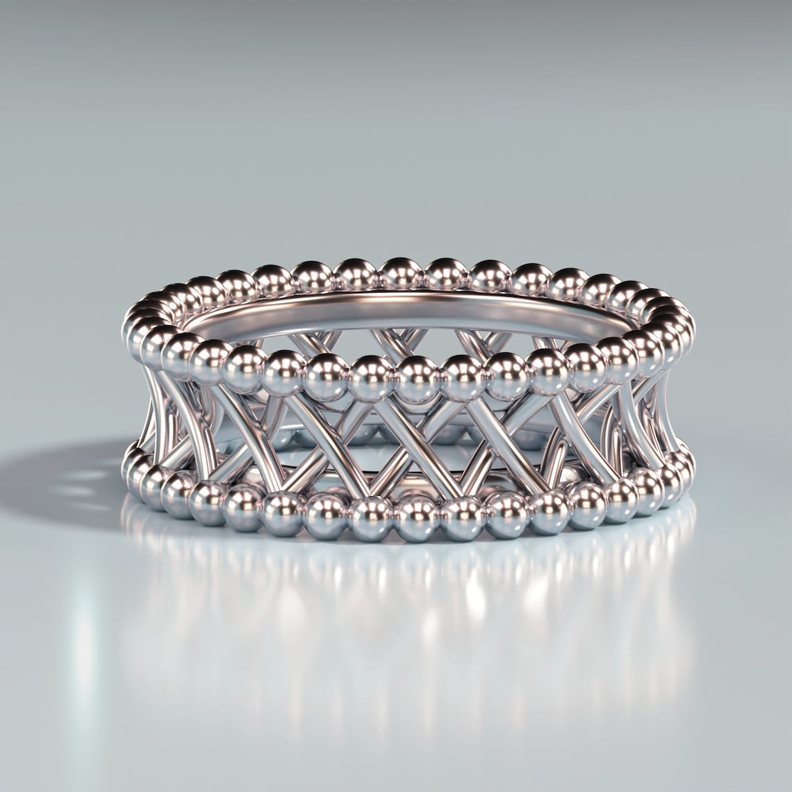 3D Printable Ring CAD File: Geometric Jewelry Design (STL) - Etsy