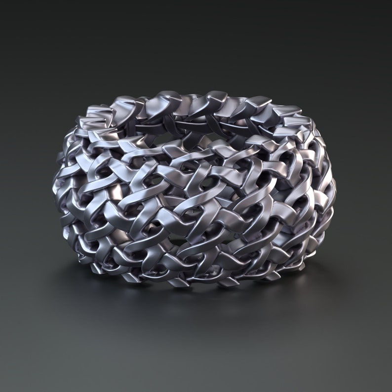 Braided Ring 3D Model: Jewelry CAD File (STL) - Etsy