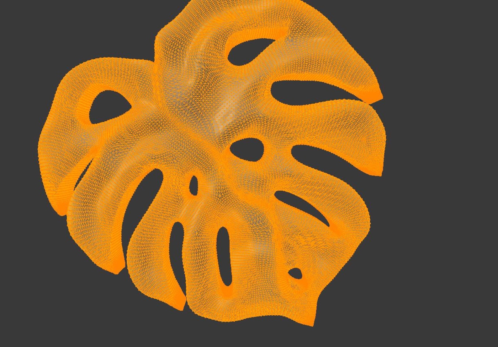 STL 3D Model Jewelry CAD File for 3D Printing/cnc/monstera Leaf Pendant ...