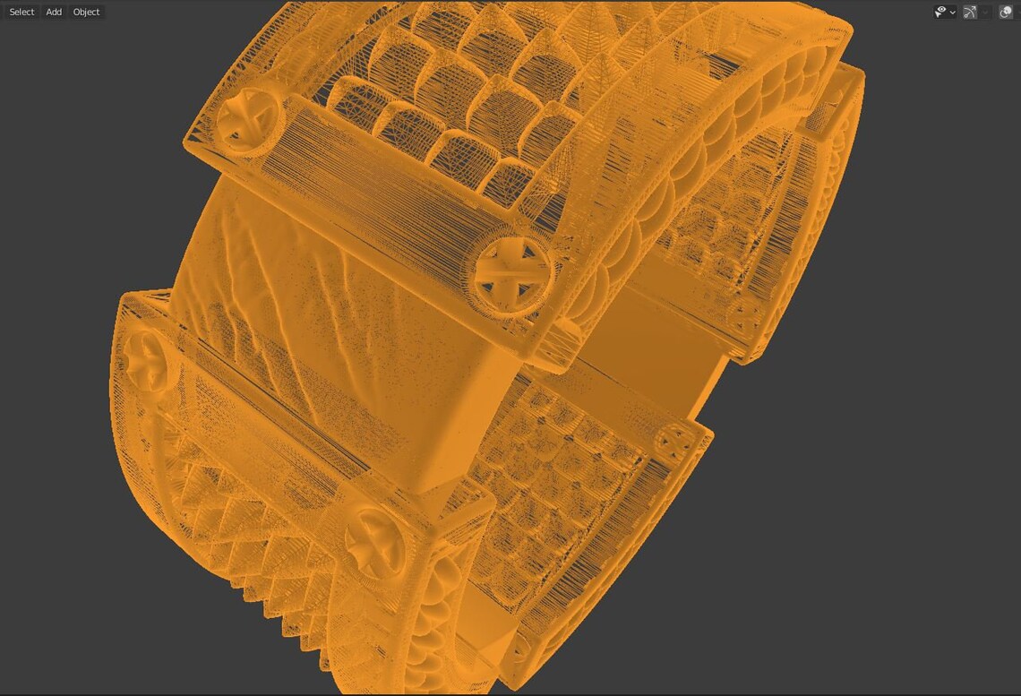 STL 3D Model/ Jewelry CAD File for 3D Printing/cnc/thorns Ring//3d ...