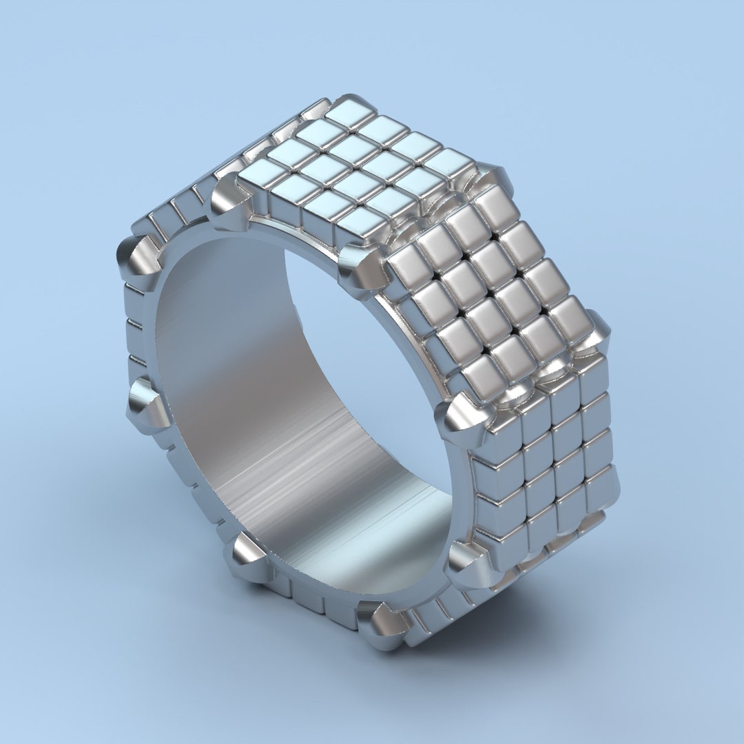 Octagon Ring 3D Model: Jewelry CAD STL File (digital Download) - Etsy