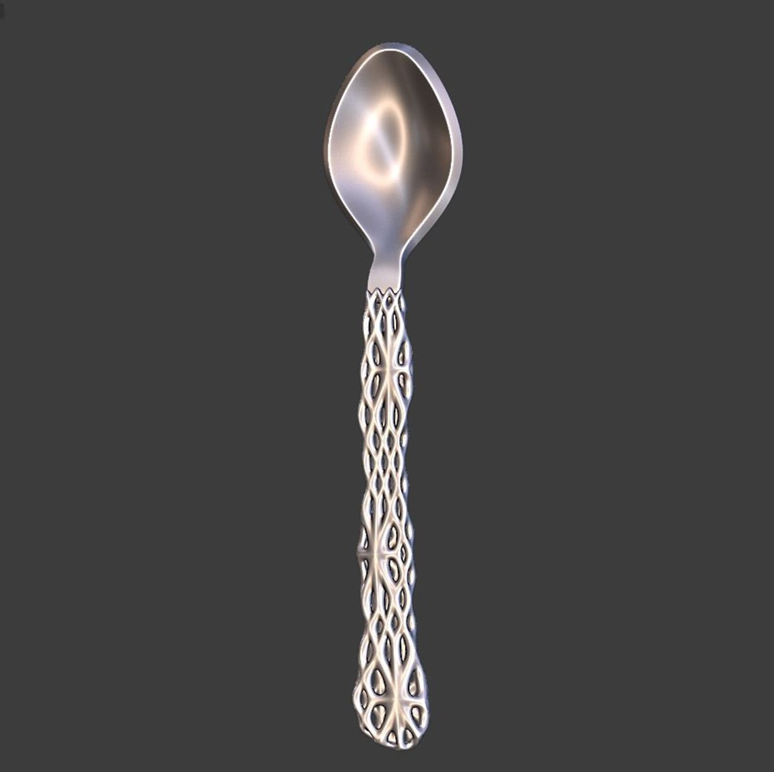 STL 3D Model/ Spoon CAD File for 3D Printing//lace Spoon - Etsy