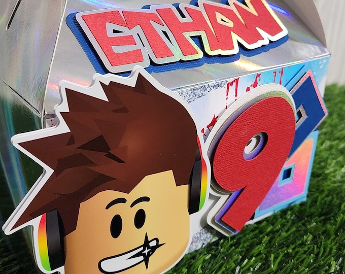 Roblox Favor Box Roblox Favor Box, Girl Roblox Candy Box - Etsy