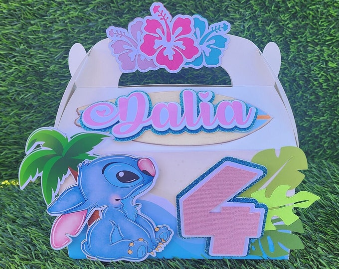 Stitch Favor Box / Candy Box - Etsy
