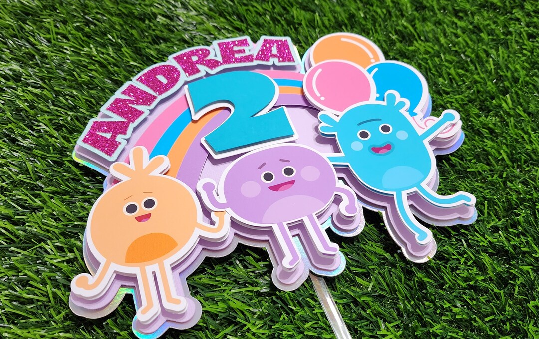 Bumble Nums Cake Topper / Super Simple Theme - Etsy