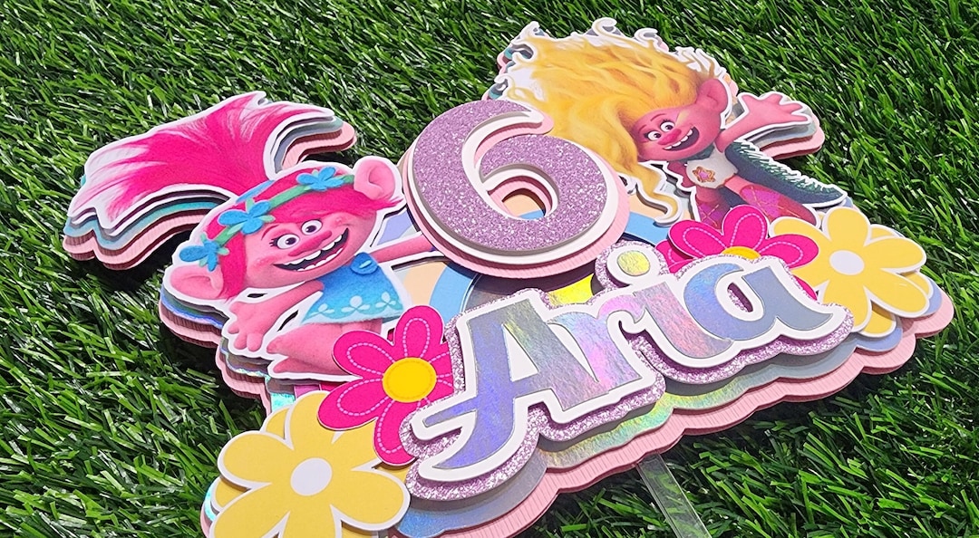 Troll Cake Topper. Trolls Party Decor. Troll Cake Decoration - Etsy