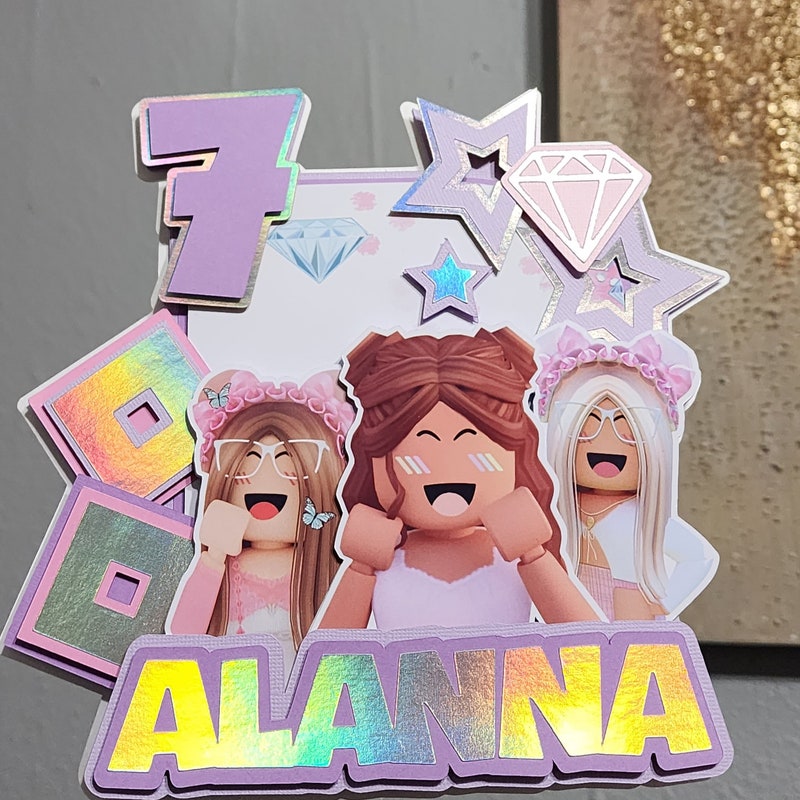 Roblox Cake Topper - Etsy