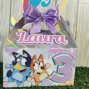 Inspired Bluey Favor Boxes, Kids Birthday Party, Party Favors - Etsy