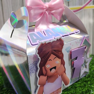 Roblox Girl Favor Box Roblox Favor Box, Girl Roblox Candy Box - Etsy