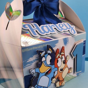 Inspired Bluey Favor Boxes, Kids Birthday Party, Party Favors - Etsy